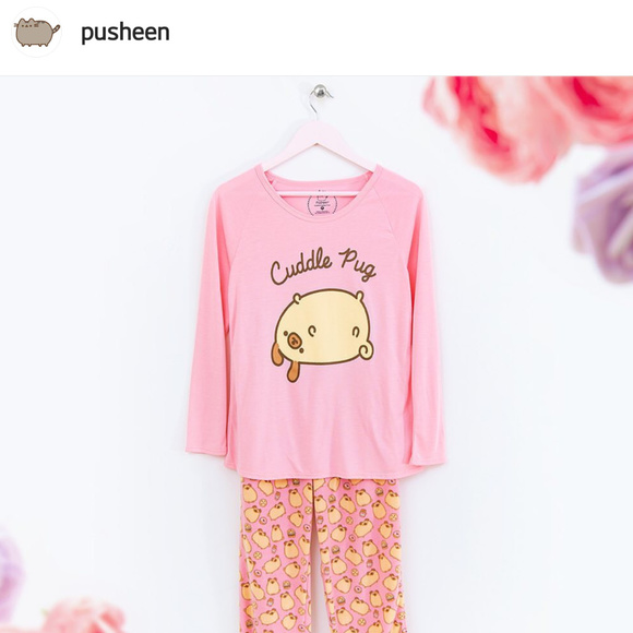 Pusheen | Intimates & Sleepwear | Pugsheen Dog Pajamas Sleep Lounge Set ...